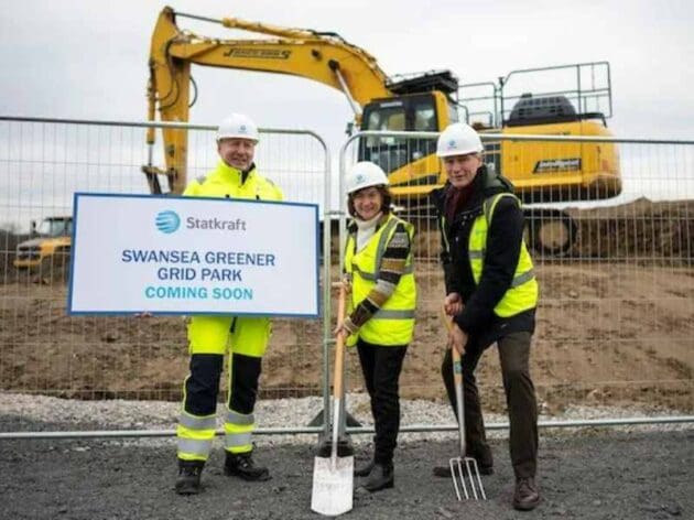 Ground breaks on first power grid stability scheme for Wales ...